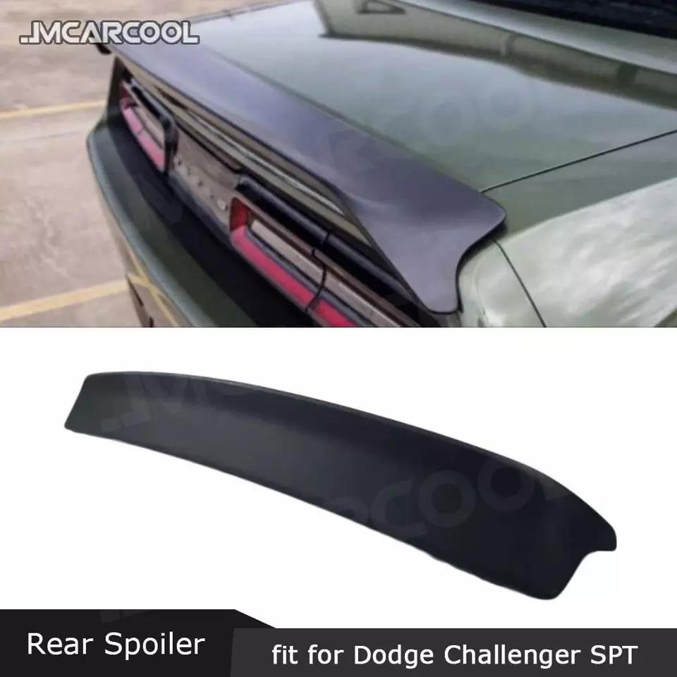 Carbon fiber Material Rear Boot Spoiler ABS Gloss Black Lip Wings for ...