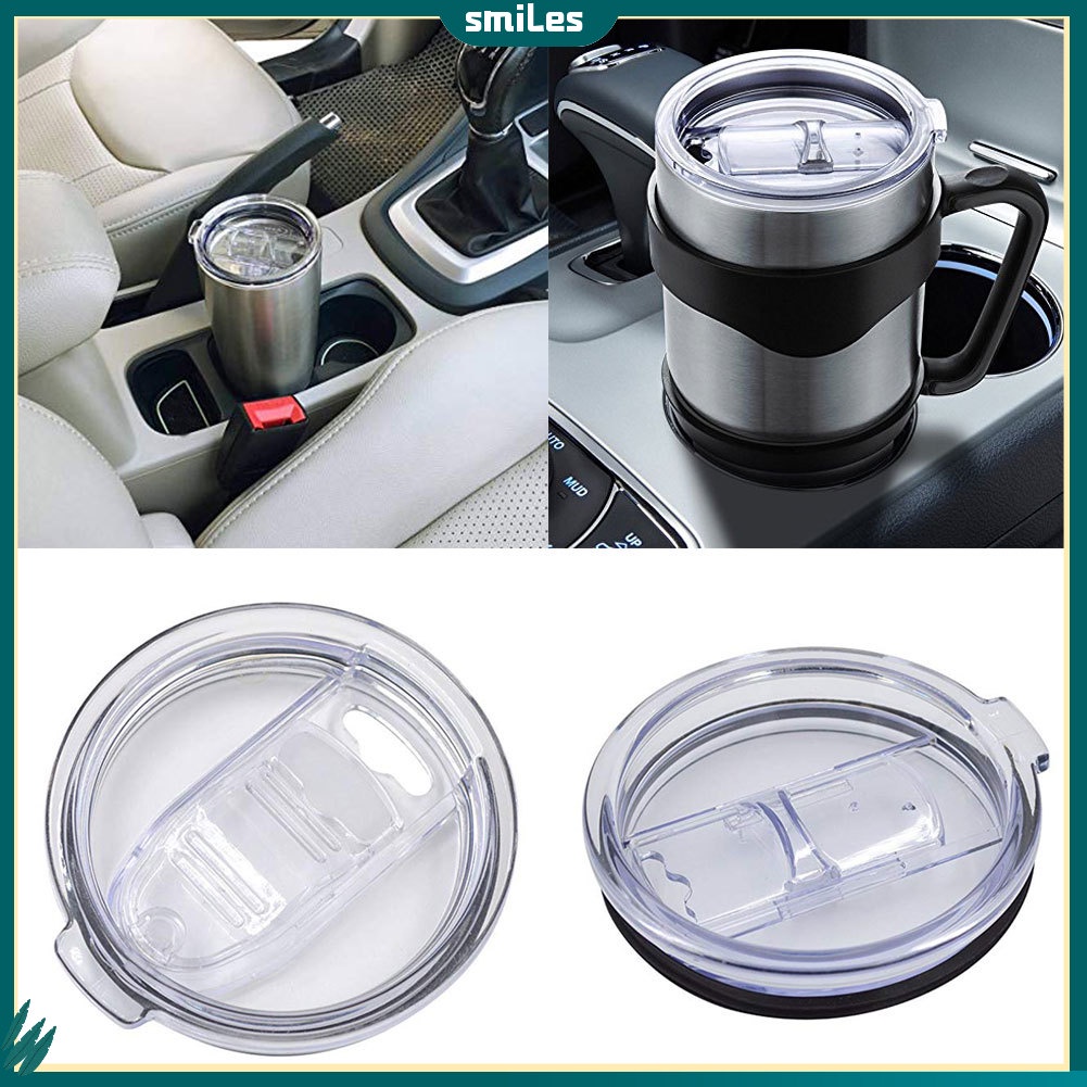 (smiles) 20/30oz Round Cup Lid Transparent Sealed Anti-Splash Cover for ...