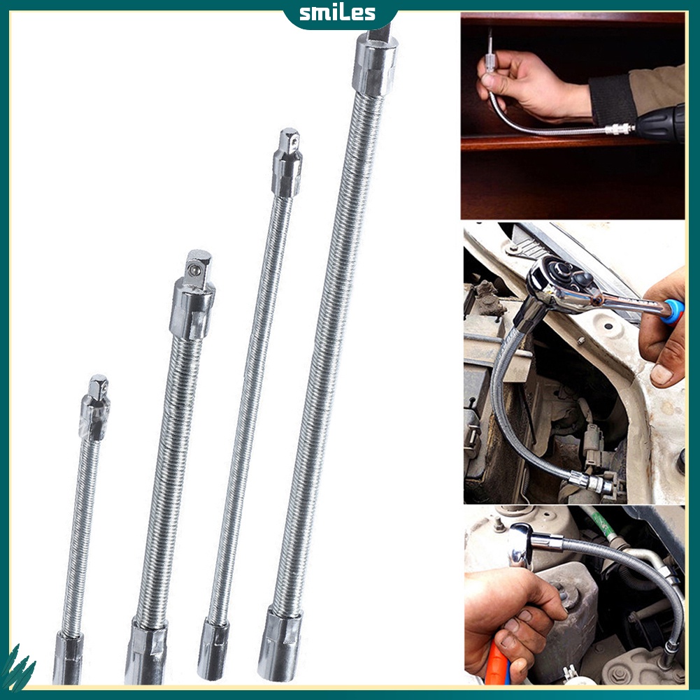 (smiles) Hex Shank Flexible Extension Bar Adapter Ratchet Wrench Drive ...