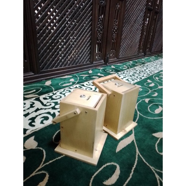 TABUNG KAYU INSPIRED SEDEKAH SUBUH 29CM | Shopee Malaysia