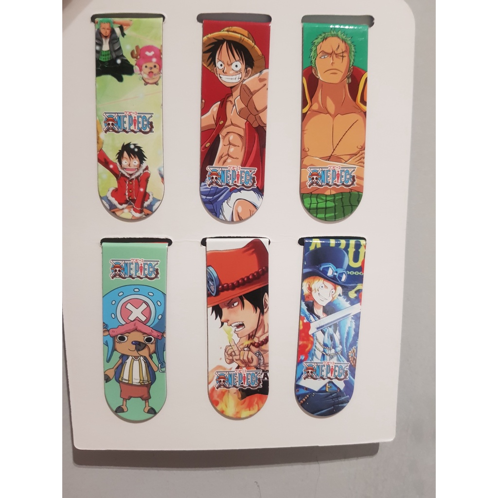 ONE PIECE ANIME MAGNETIC BOOKMARK LIMITED | Shopee Malaysia