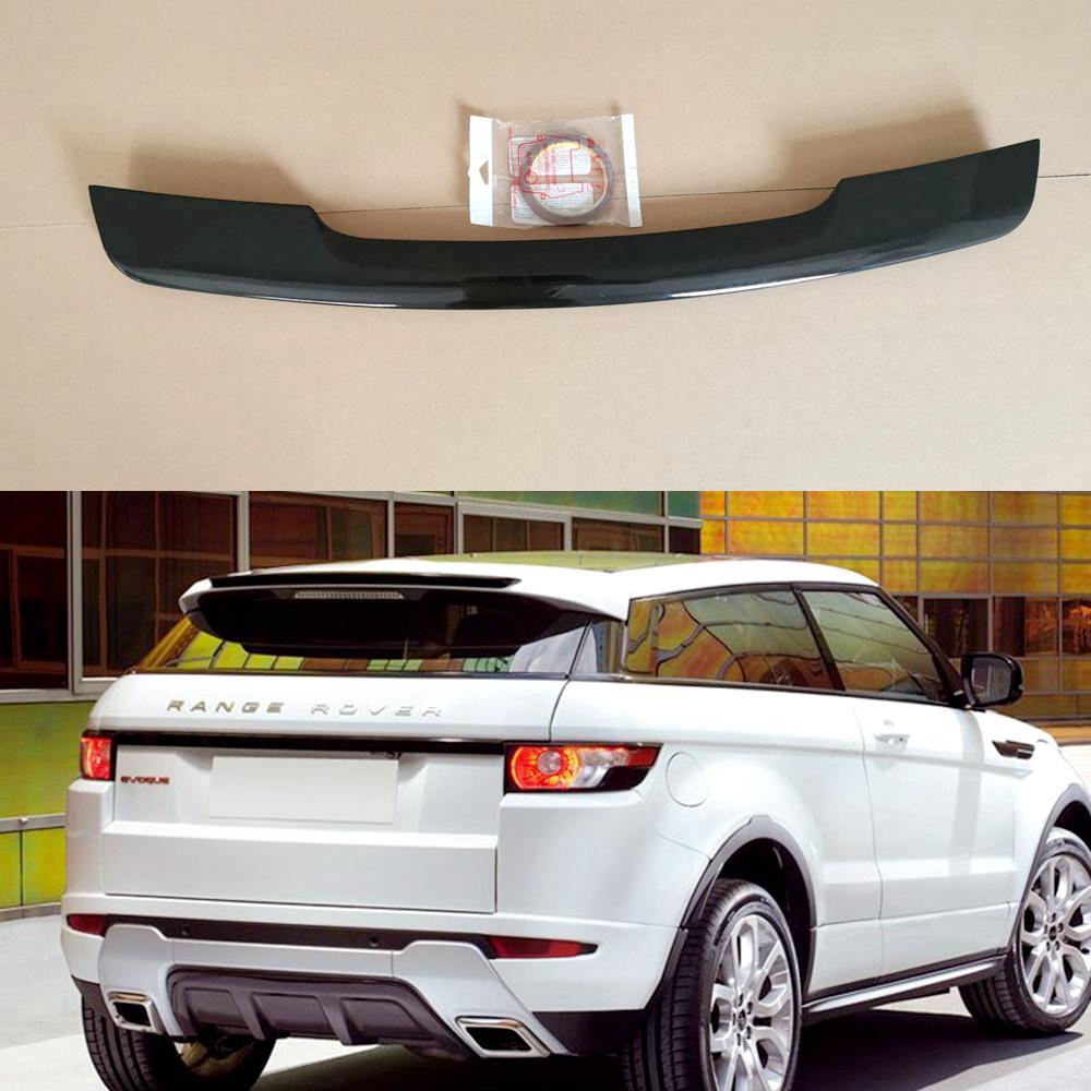 For Range Rover Evoque Rear Roof Spoiler Wing ABS Bright black ...