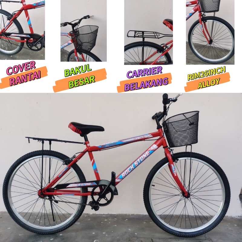 BASIKAL KERJA/ Basikal Dewasa 26Inci 24INCH/ Bicycle Single Speed ALLOY ...