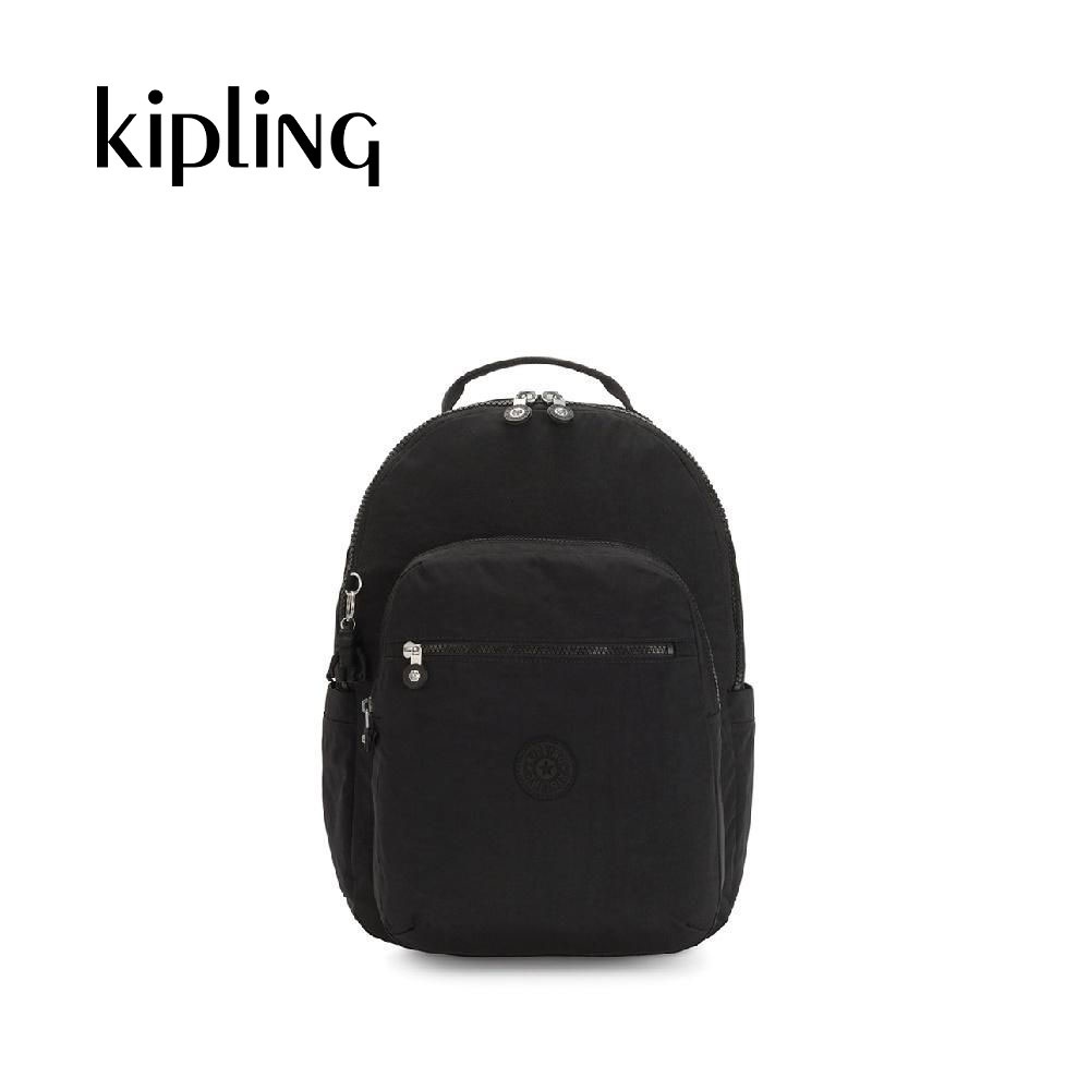 Kipling SEOUL Black Noir Backpack FW22 L1 | Shopee Malaysia