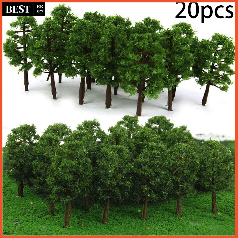 🌴DIY Miniature Model🌴20Pcs/Pack 7CM Model Trees Diorama Landscape ...
