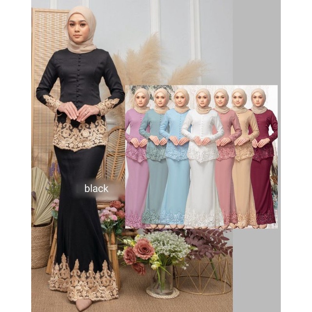 kebaya mini lace exclusive | Shopee Malaysia