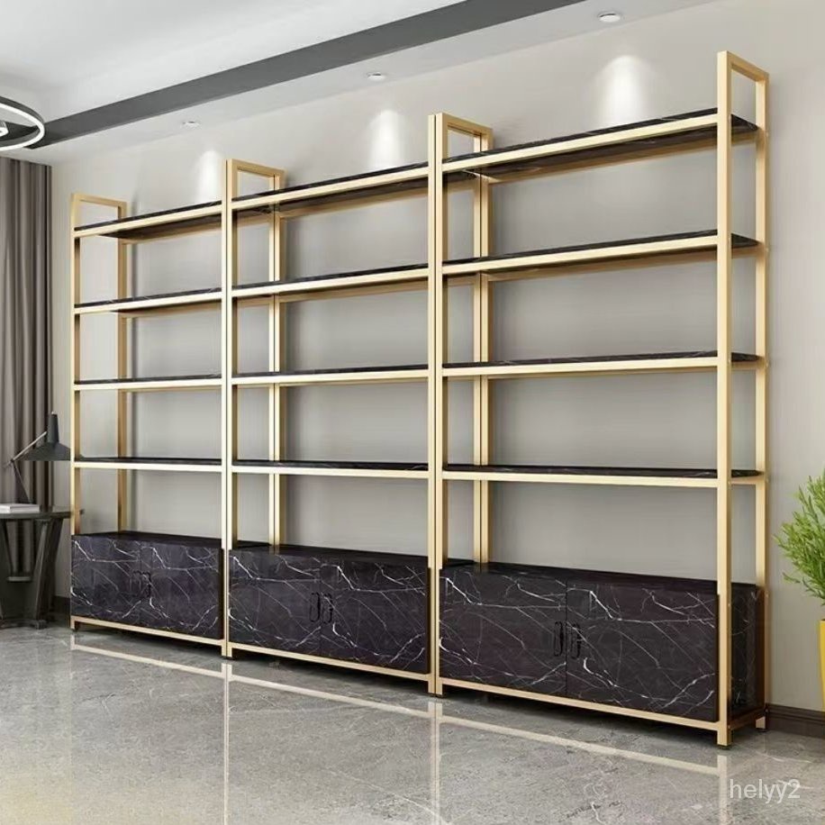 Shelf rack supermarket multi-layer iron shelf product display cabinet ...