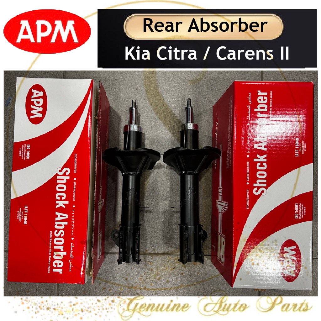 (100% ORIGINAL) APM NAZA CITRA KIA CARENS II REAR BELAKANG SHOCK ...