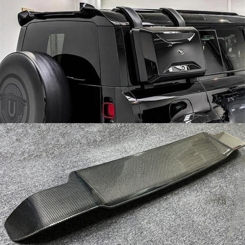 For Real Carbon Fiber Roof Spoiler WING NEW Land Rover Defender 110/90 ...