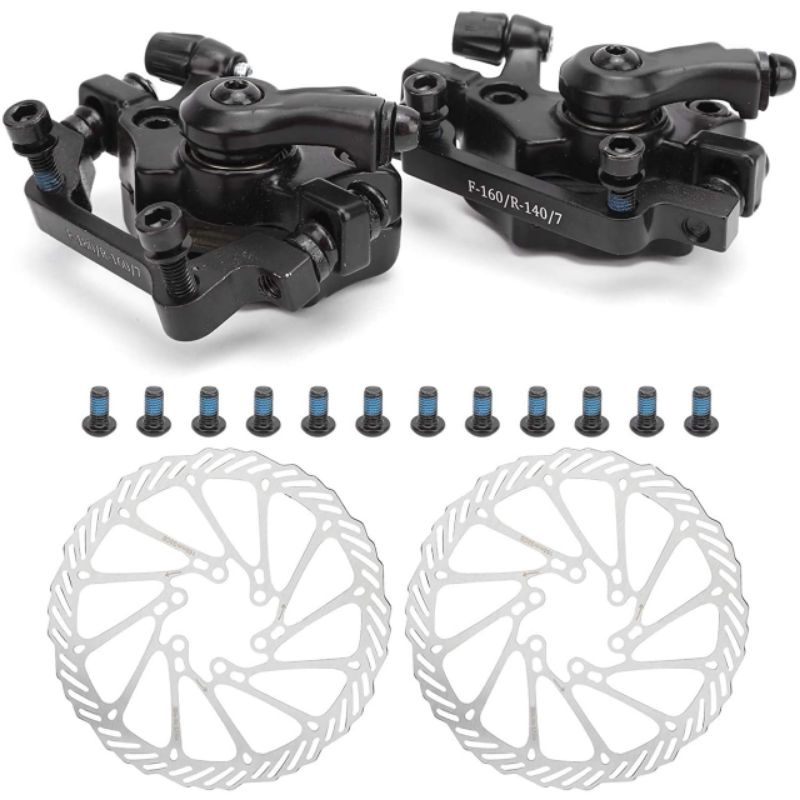 Bike Basikal Disc Brake Set F/R Full Set Bike Brek Disc MTB bike ...