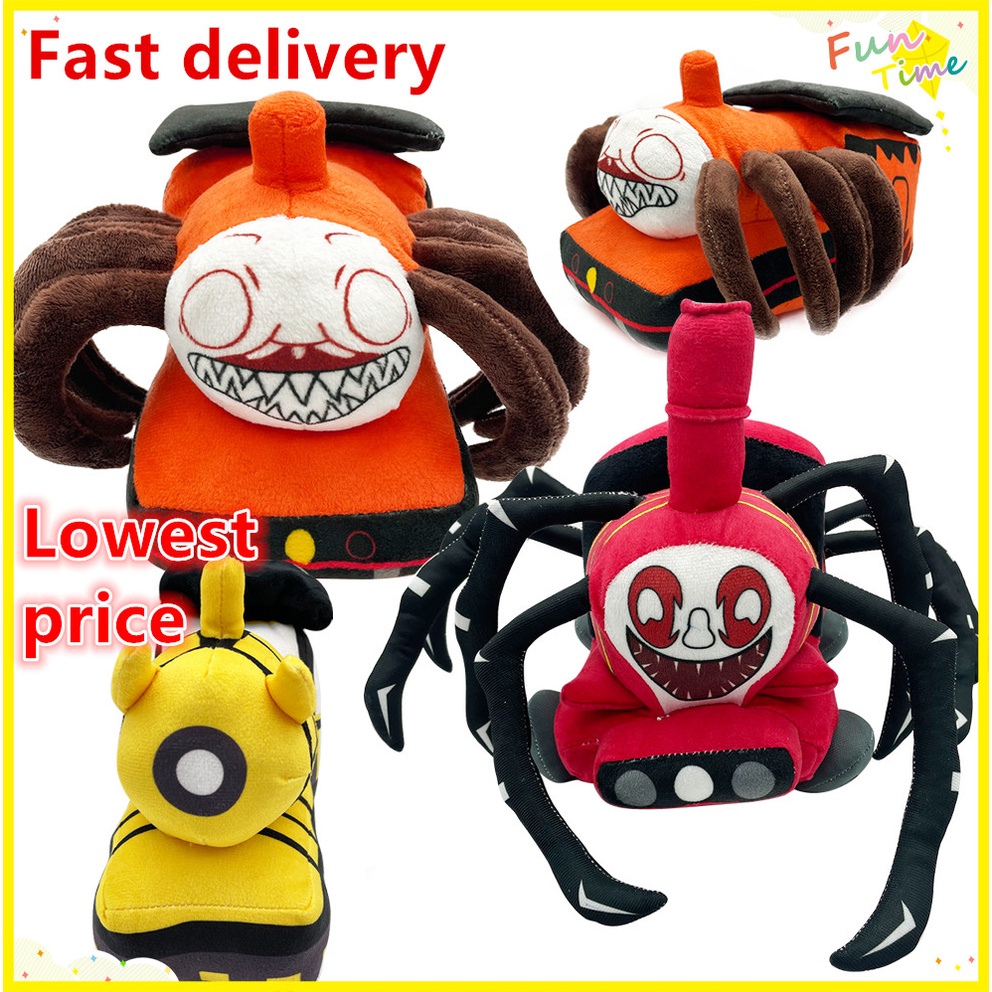 ready stock Choo Choo Charles Plush Toy, 20CM Charles Spider Train Doll, Choo Choo Train Plush ...