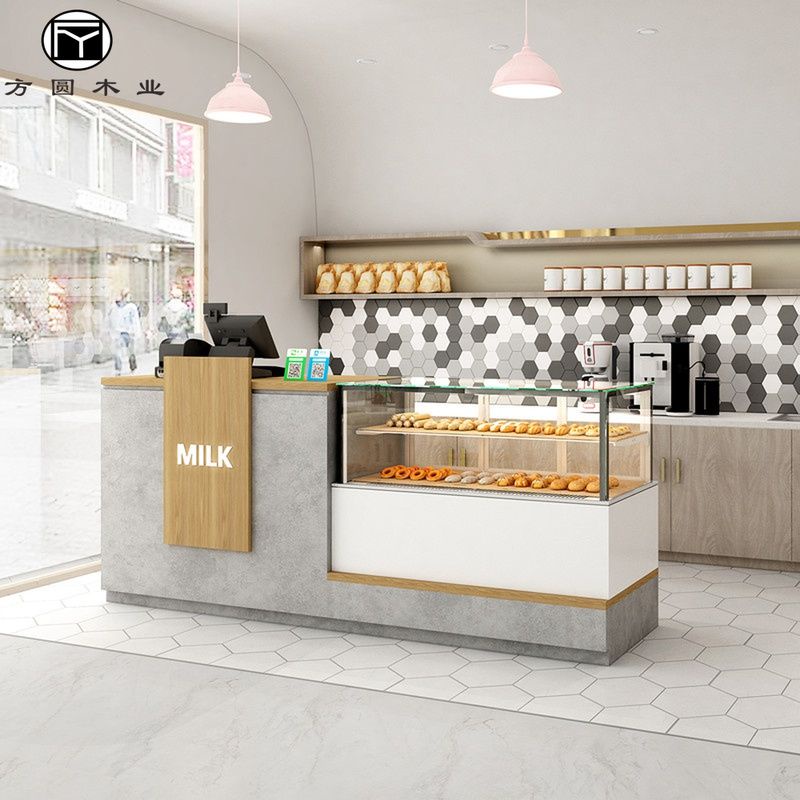 moisture-proof☑ Cash Register Counter Simple Modern Bakery Shop Cake ...