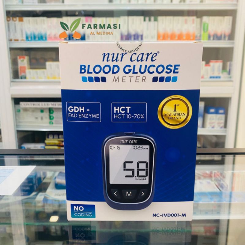 🌿 | NUR CARE® Blood Glucose Meter | Shopee Malaysia