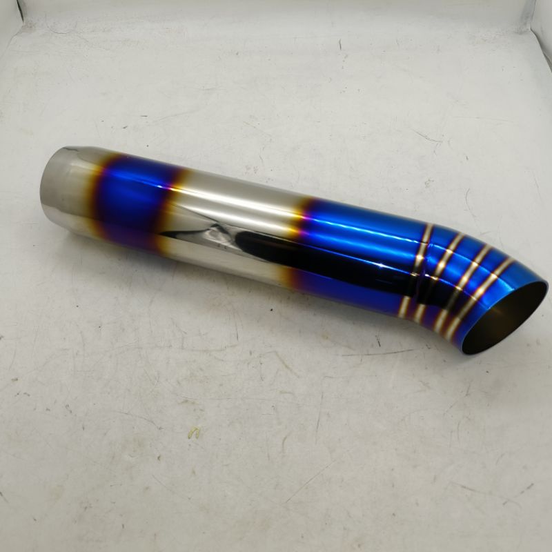 Racing Series Car Auto Universal Exhaust Muffler Burnt Titanium Big ...