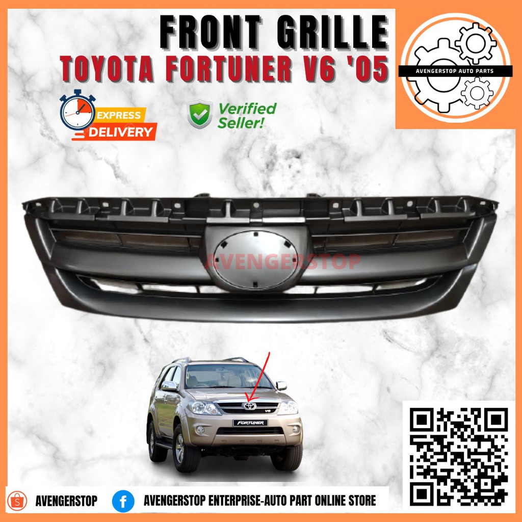 FASTLINK TOYOTA FORTUNER 2005 TGN51 KUN60 FRONT GRILLE DEPAN SARONG NO ...