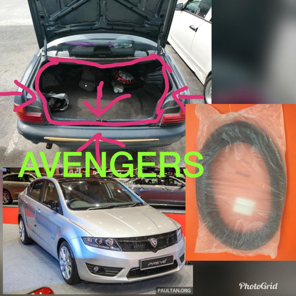PROTON PREVE REAR BONNET RUBBER BELAKANG BONNET GETAH | Shopee Malaysia