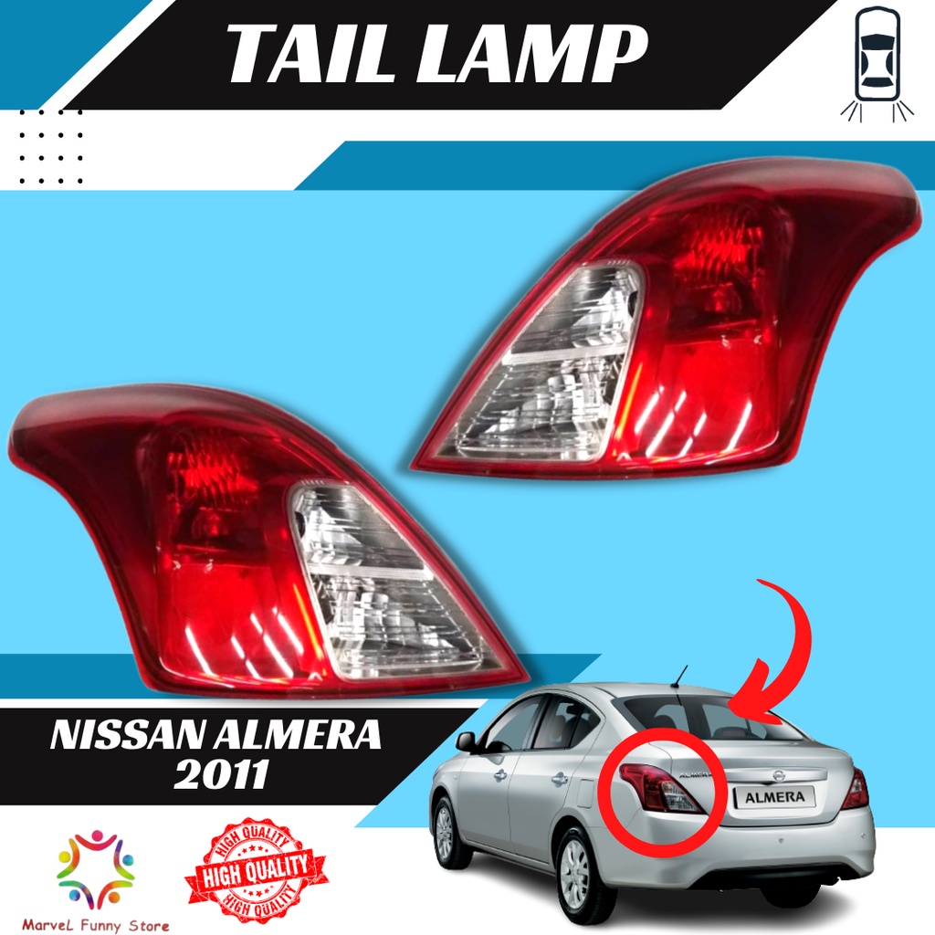 Nissan Almera N17 Tail Lamp Lampu Besar Rear Light Belakang 100% New ...