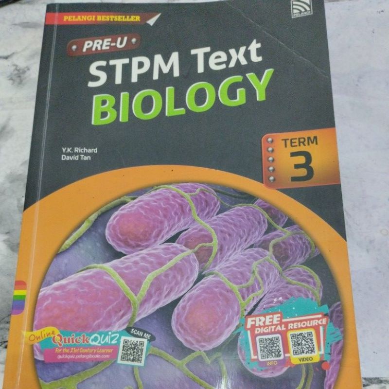 STPM Text Biology Sem 3/Biology notes/Revision Book | Shopee Malaysia