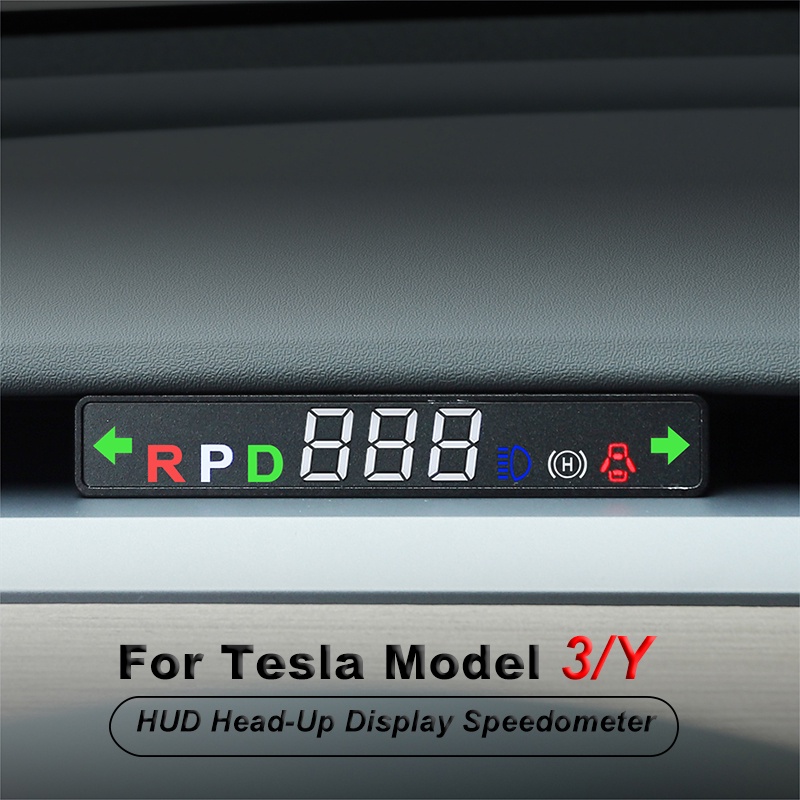 Dedicated HUD Head-Up Display Speedometer Support KPH MPH For Tesla ...