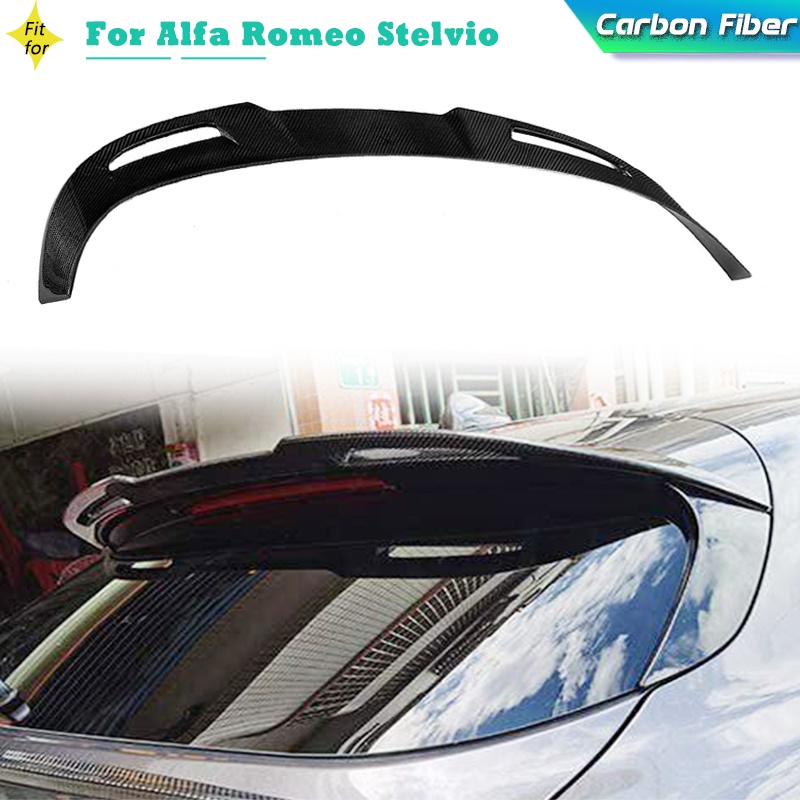Carbon Fiber Rear Roof Window Lip Spoiler Wing for Alfa Romeo Stelvio ...