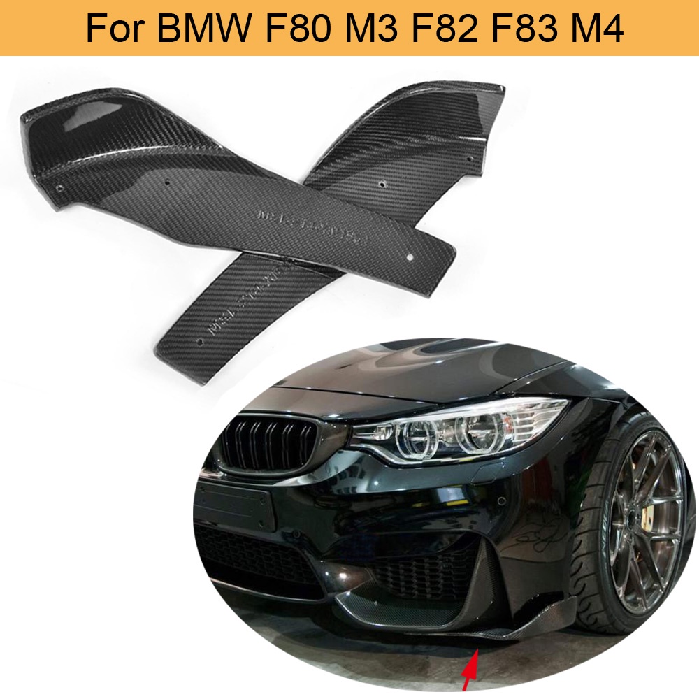 Car Front Bumper Splitters for BMW F80 M3 F82 F83 M4 Coupe Convertible ...