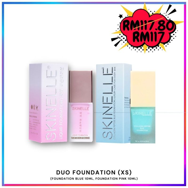 SKINELLE FOUNDATION 10ML LIMITED EDITION NEW | Shopee Malaysia