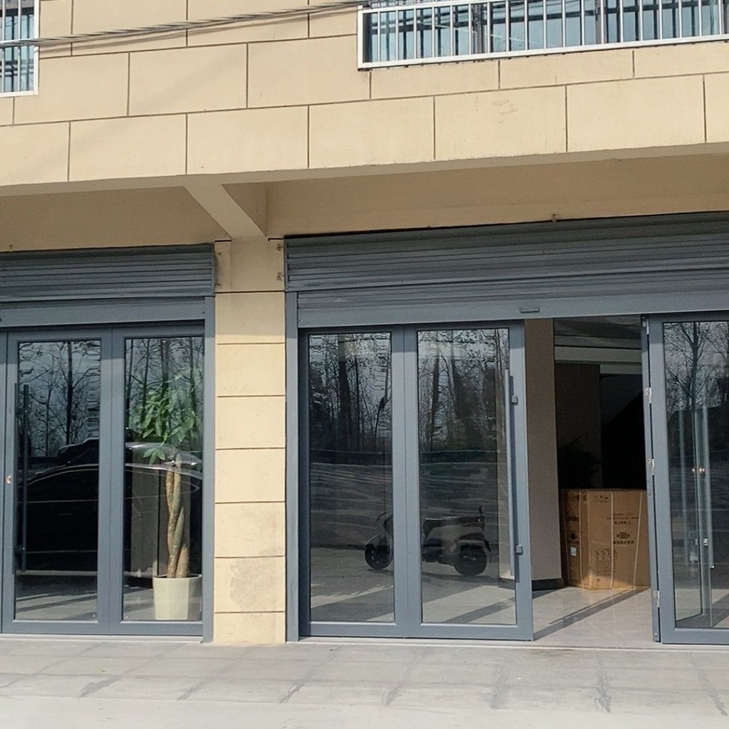 durable Four Open Multi-Function Folding Doors Aluminum Alloy Gates ...