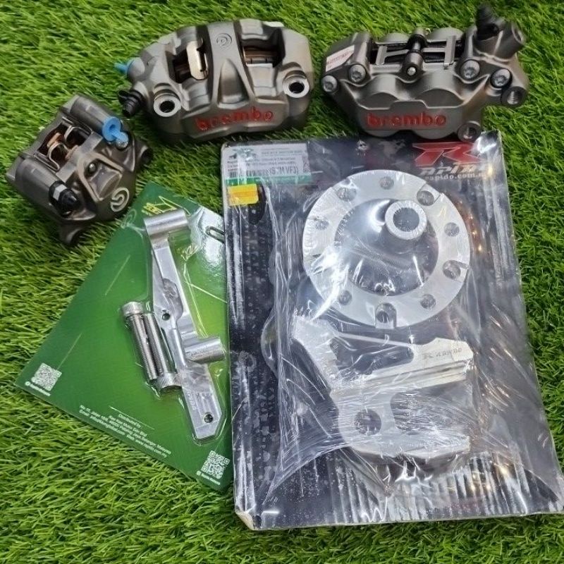《Bracket》SYM VF3i Breambo Caliper Bracket M3 100mm P34 P4 | Shopee Malaysia