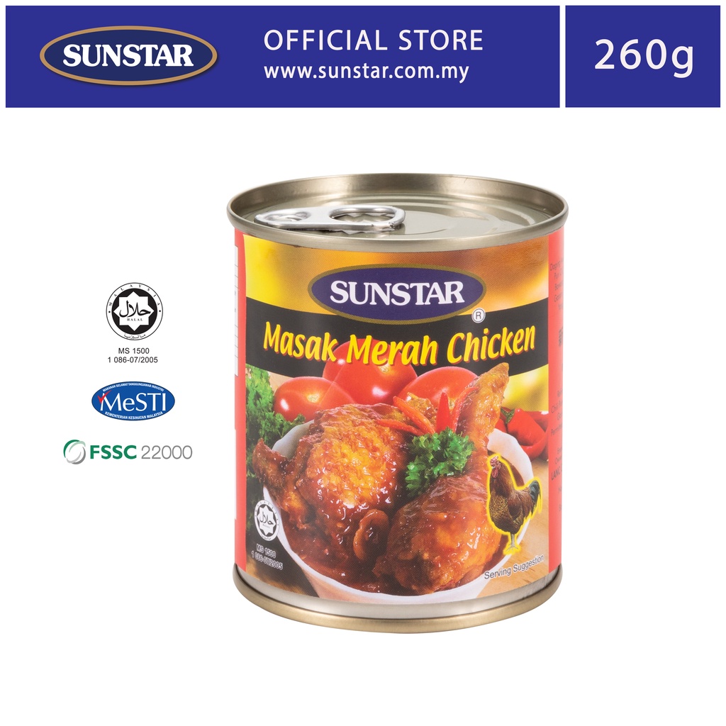 SUNSTAR Masak Merah Chicken / Ayam Masak Merah 260g | Shopee Malaysia