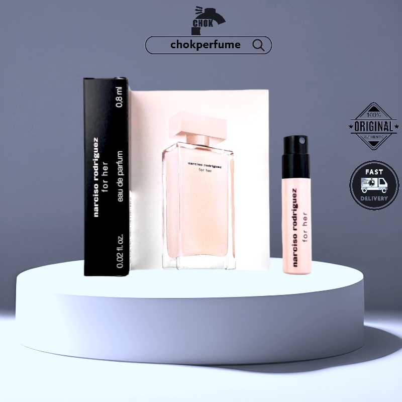 Narciso Rodriguez For Her EDP 0.8ml Perfume Sample Vial (W) | Shopee ...
