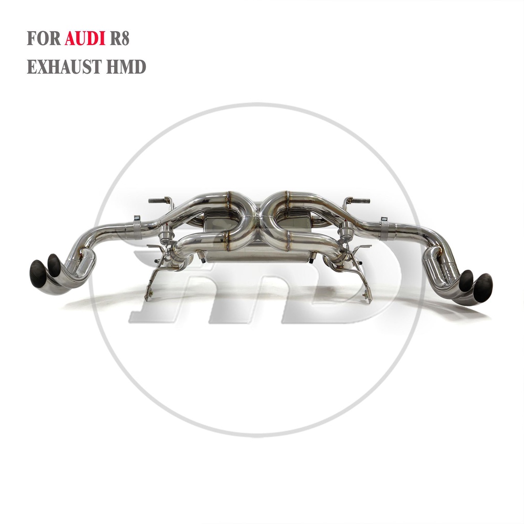 HMD Stainless Steel Exhaust System Performance Catback For Audi R8 V10 ...