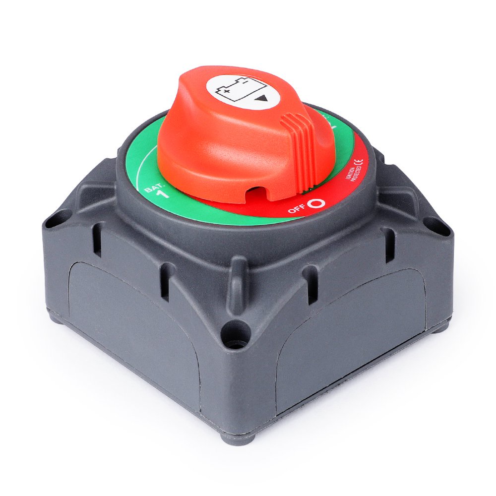 4 Position 48V DC 350 Amp Heavy Duty Battery Switch Ignition Protected ...