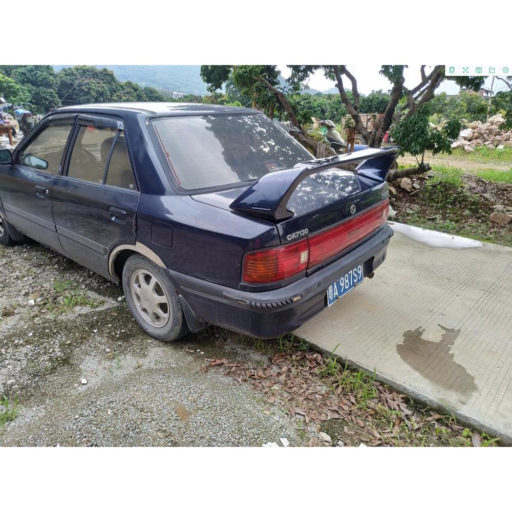 For Mazda 323 Spoiler 1992-2001 Mazda 323 FD2 Spoiler 3DCK ABS plastic ...