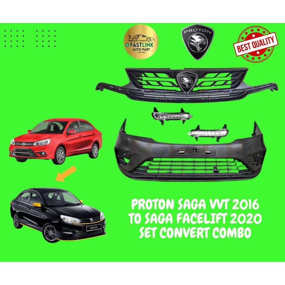 Fastlink Bodykit Set Convert Bumper Saga Vvt 2016 Convert To Saga ...