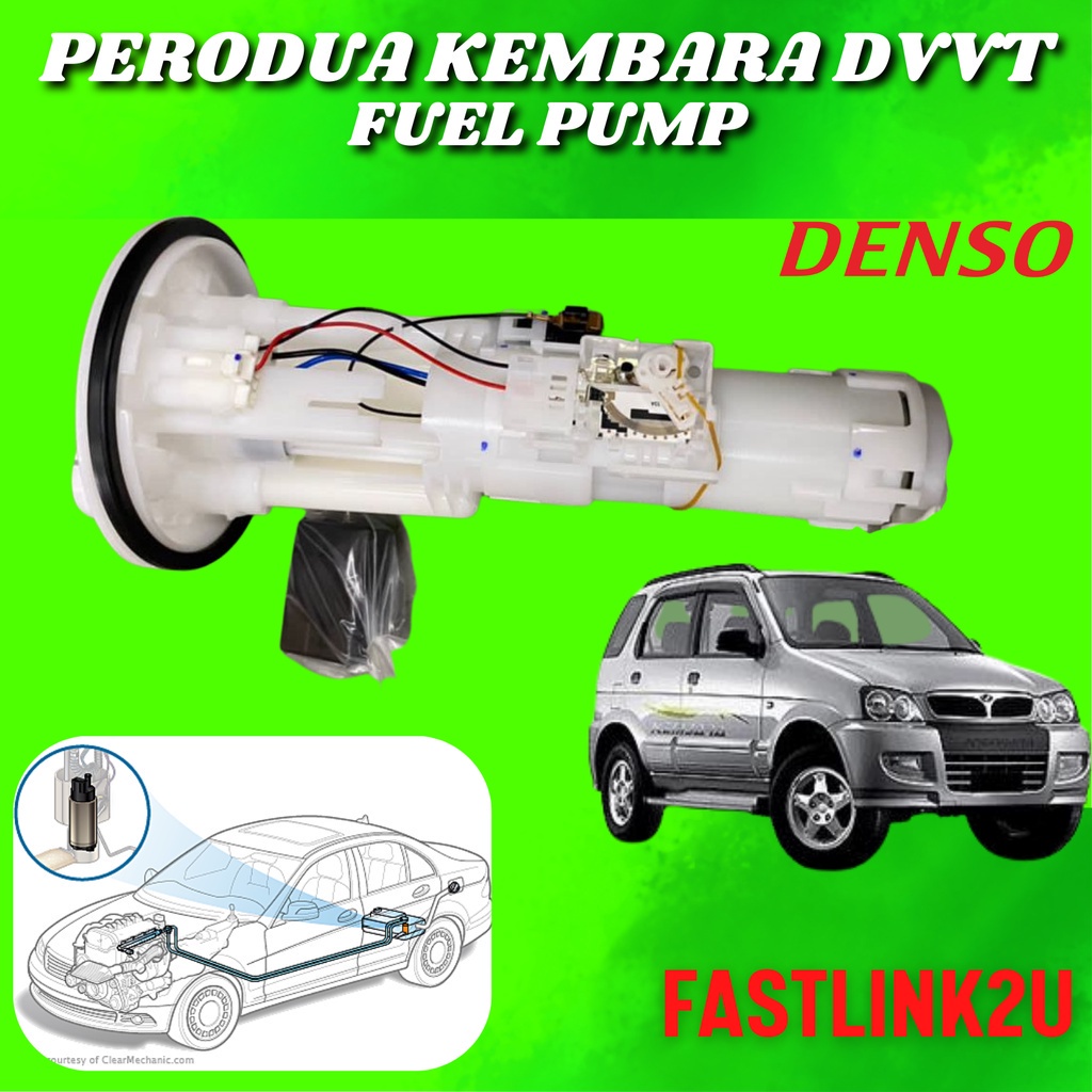 Fastlink Perodua Kembara Dvvt Denso Fuel Pump 100% New Baru High Quality 23101-Bz010 | Shopee ...