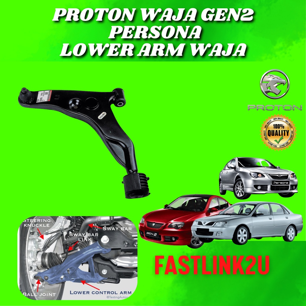 Proton Waja Gen2 Persona Lower Arm Oem Product 100% High Quality New Baru | Shopee Malaysia