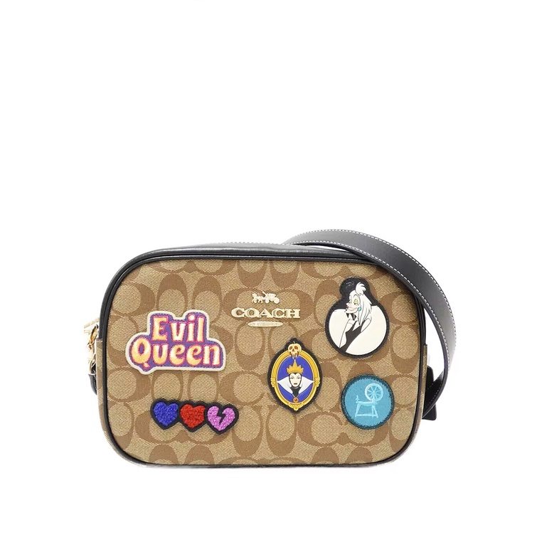 Coach Disney X Coach Jamie Camera Bag In Signature Canvas With Patches ...