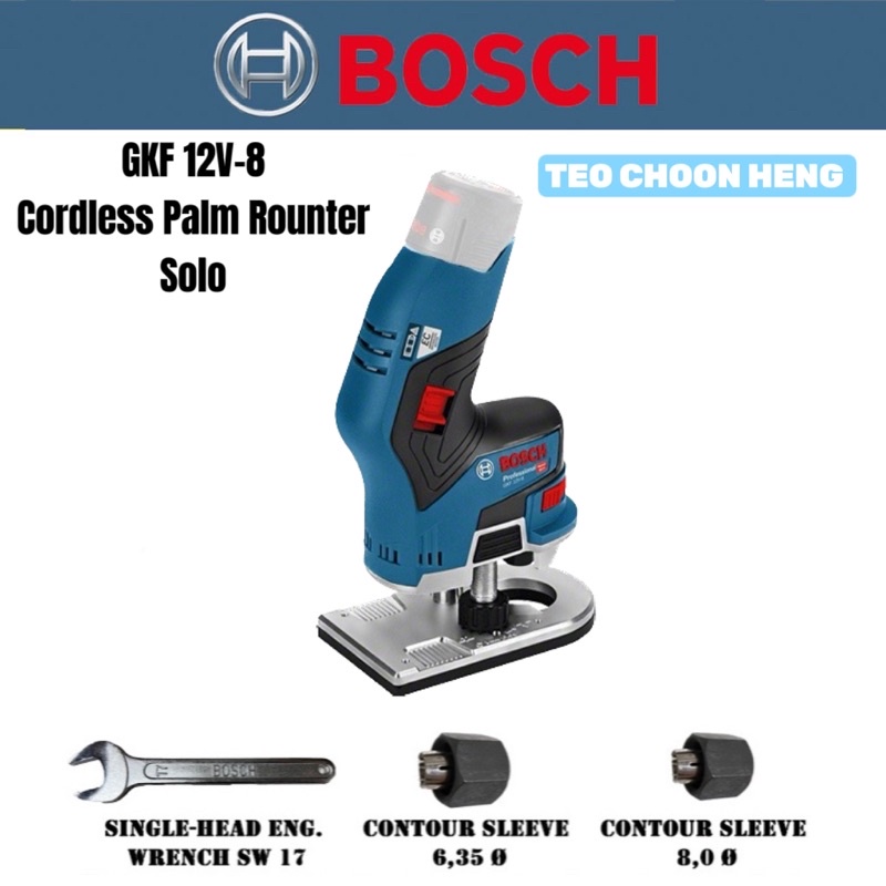 BOSCH GKF 12V-8 Cordless Palm Router solo | Shopee Malaysia