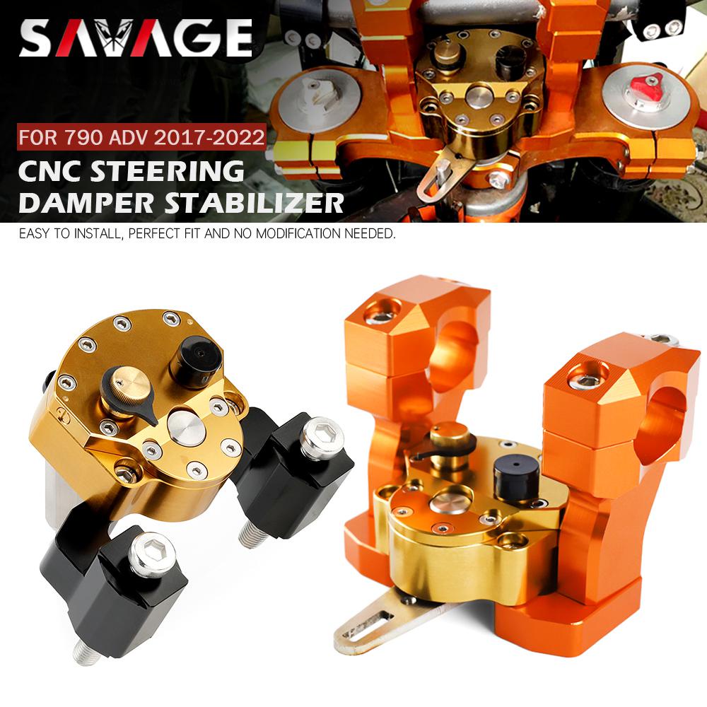 For 790 890 ADV 2017-2023 Adventure Steering Damper Stabilizer ...