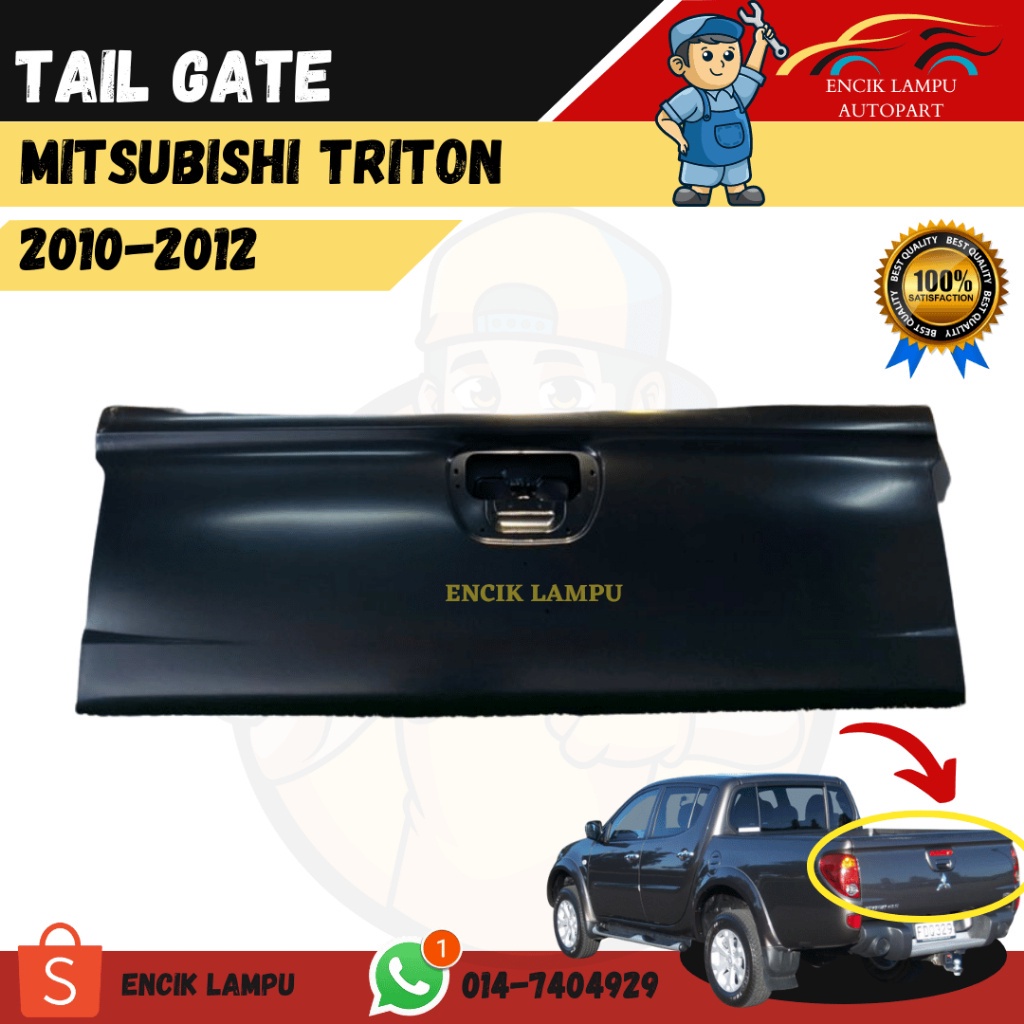 MITSUBISHI TRITON (2010-2012) ONLY REAR TRUNK LID TAIL GATE BOOT BONNET ...
