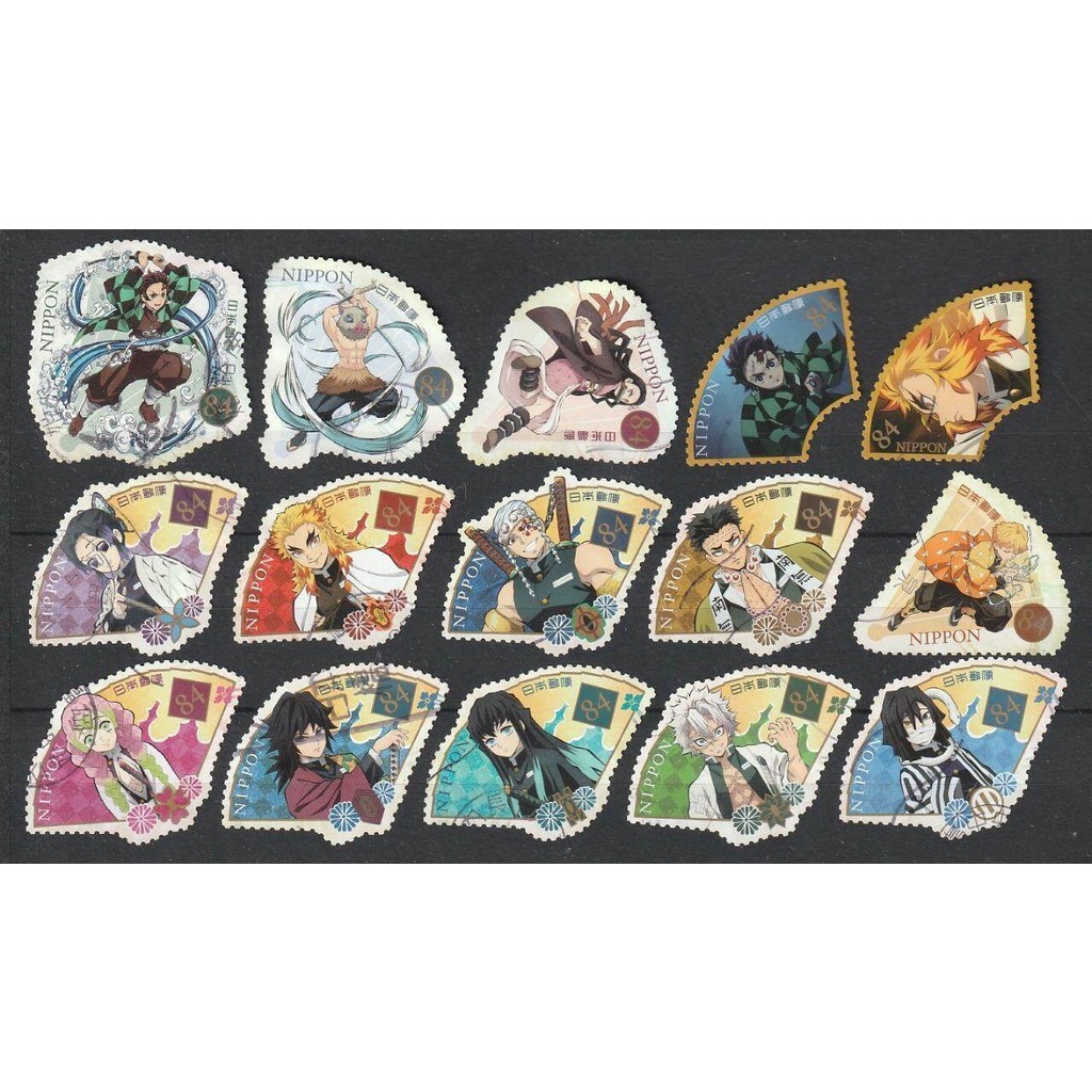 Japan 2021 G294 Demon Slayer: Kimetsu no Yaiba stamps 15v USED | Shopee ...