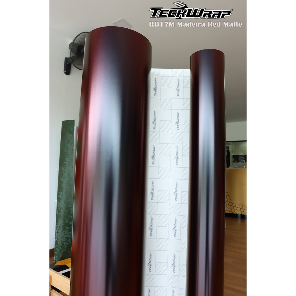Teckwrap USA Premium MATTE MADEIRA RED Car Wrap Film RD17 MATTE BIKE ...