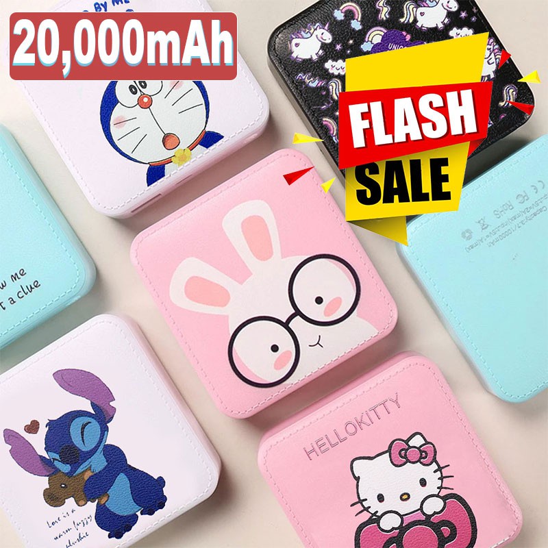 20,000mAh PowerBank Cute Cartoon Doraemon Unicorn Mini Power Bank ...