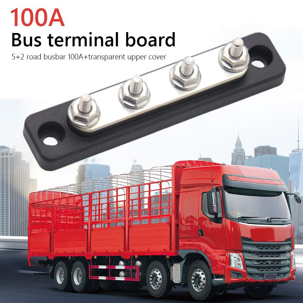 4-way Busbar 100A Bus Bar For RV Marine Truck 48V 100 150 Amp Bus Bar ... 4-way Busbar 100A Bus Bar For RV Marine Truck 48V 100 150 Amp Bus Bar ...