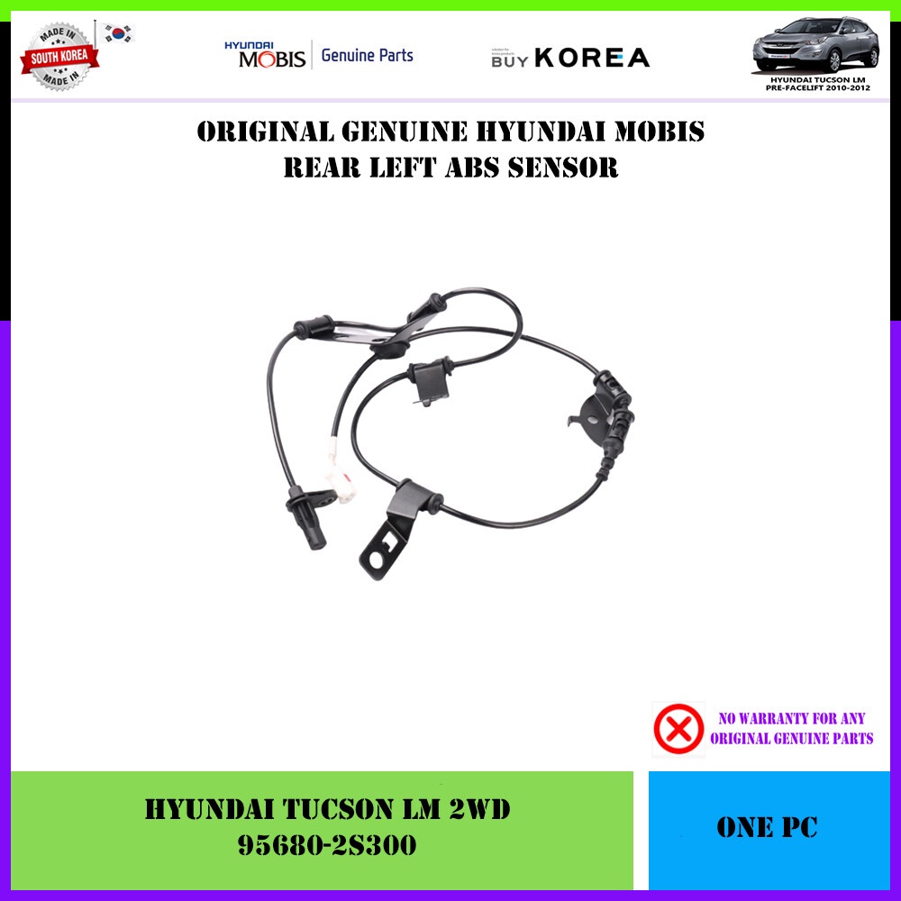 Hyundai Tucson LM 2WD Rear Genuine Hyundai Mobis ABS Sensor (Left 95680 ...