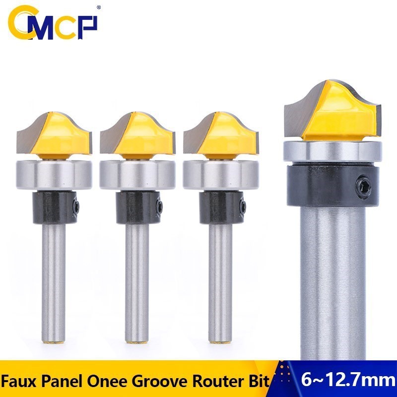 CMCP Milling Cutter Faux Panel Ogee Groove Router Bit 6mm 8mm 1/4'' 1/2 ...