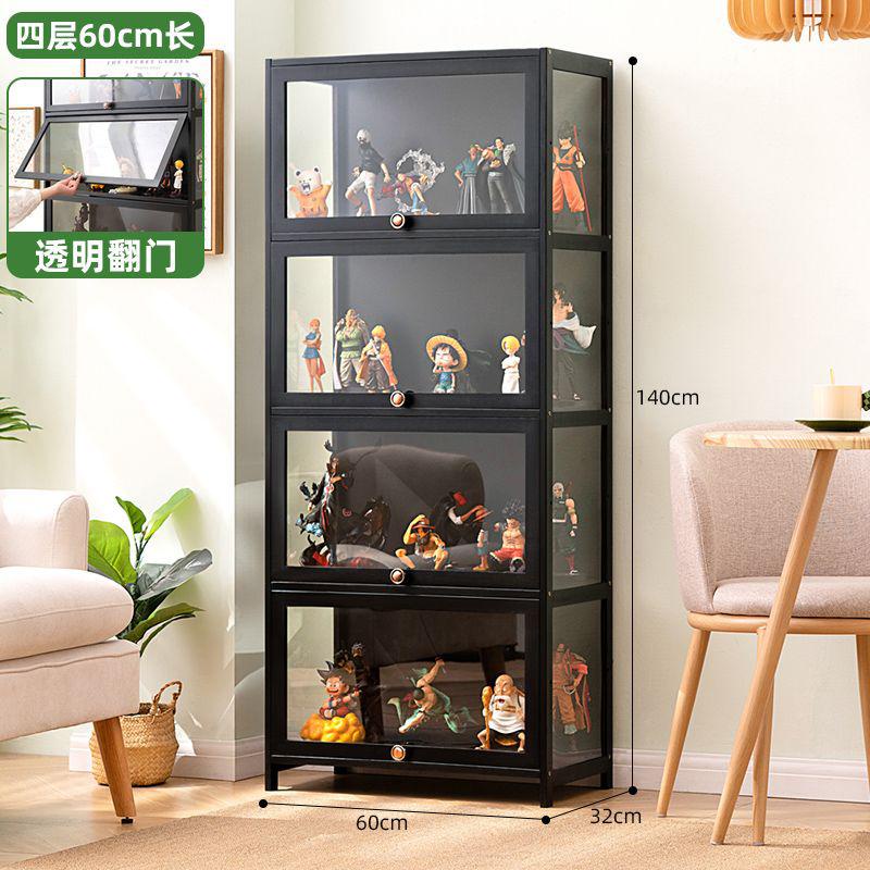 Black Hand-Made Display Cabinet Acrylic Display Shelf Product Display ...