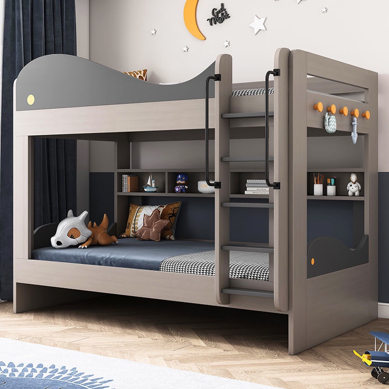 Children s simple upper and lower beds parallel high and low beds ...