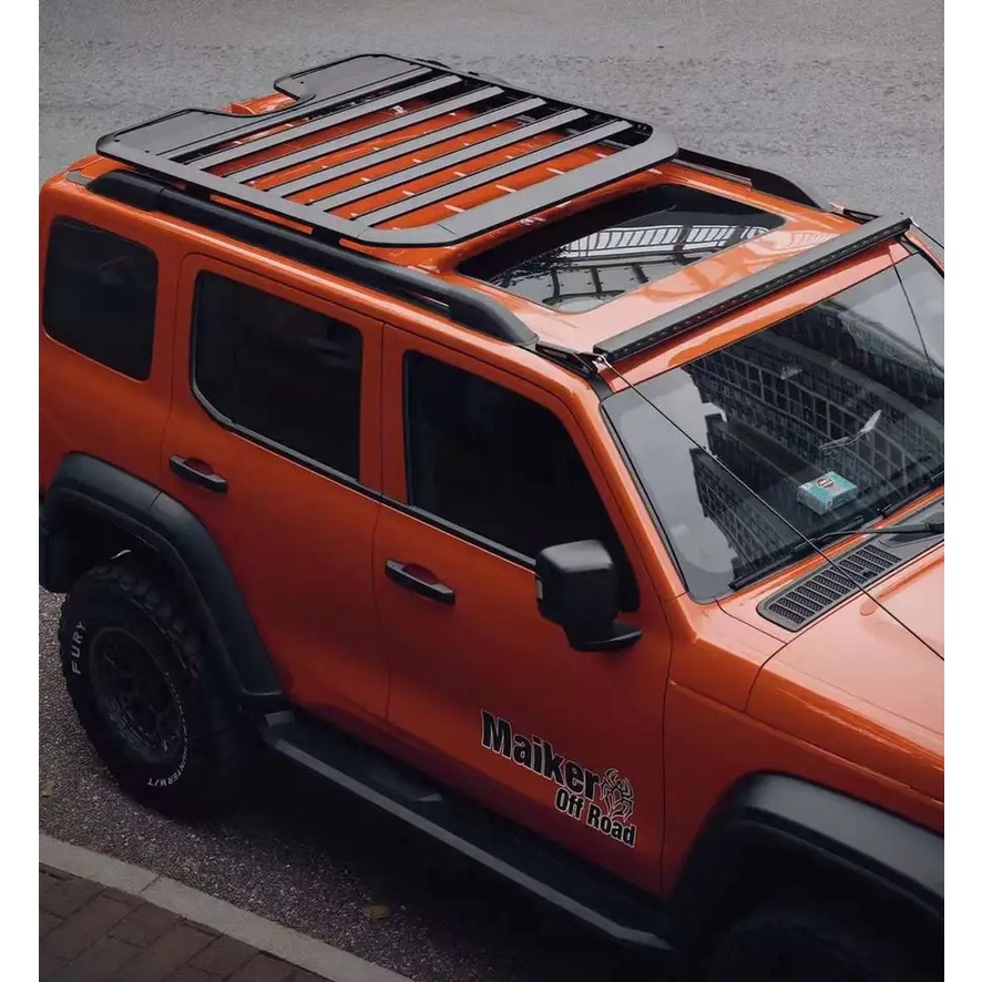 Offroad Customized Truck Rack And Side Ladder For Tank 300 Roof Rail ...