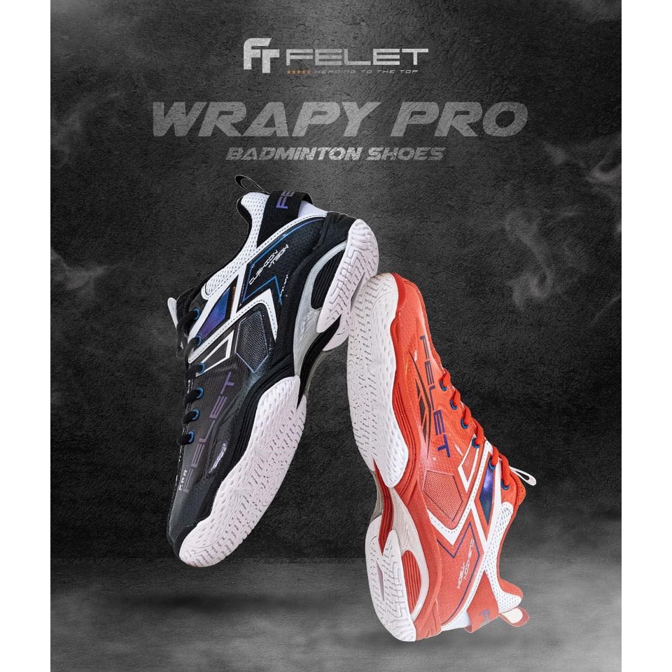 Felet Wrapy Pro Unisex Badminton Shoes[ Free Stocking + Jersey ...
